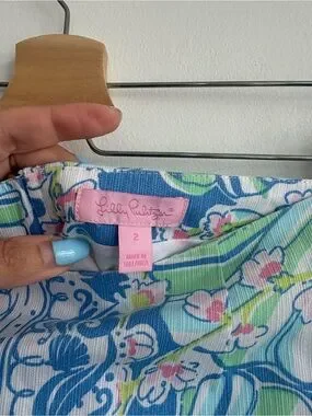 Lilly Pulitzer | Skirts | Lilly Pulitzer Womens Tate Mini Skirt Bay ...